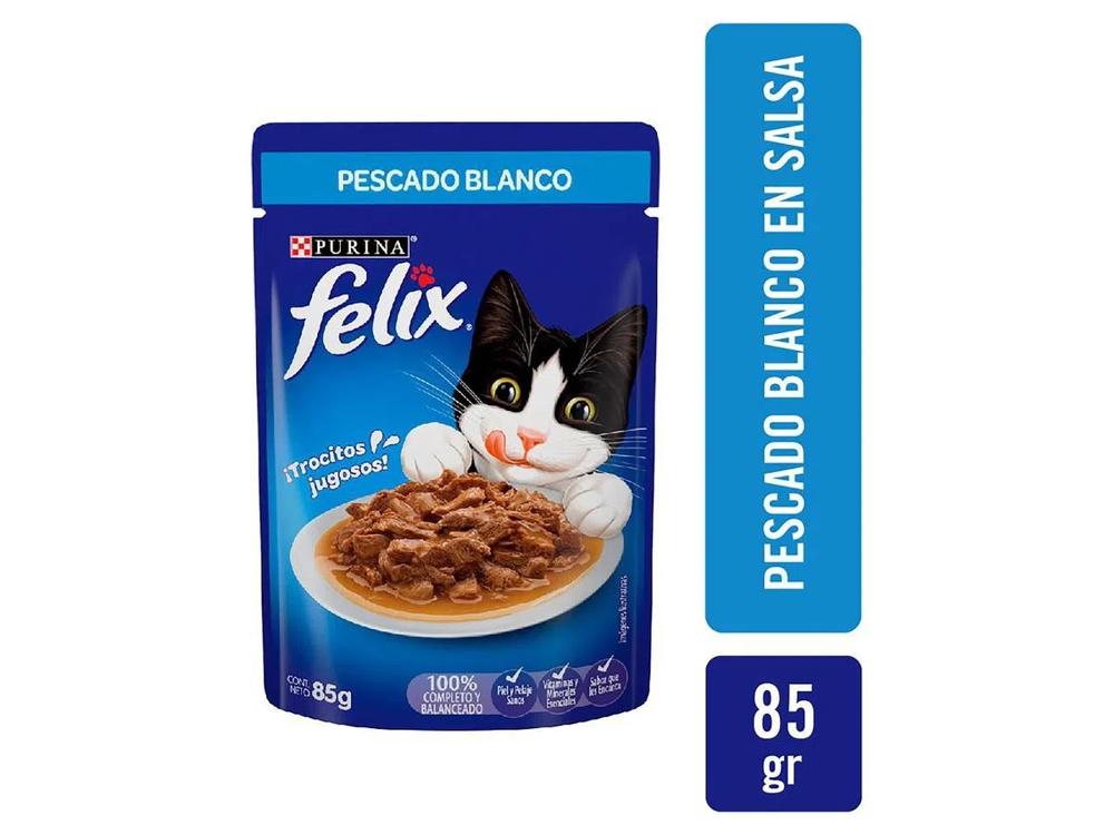 Felix Pouch Adult Pescado Blanco 85Gr (3Oz) : Precio Costa Rica