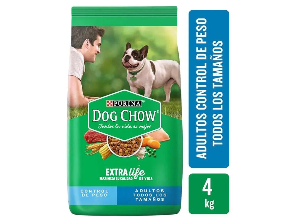 Dog Chow Adulto Extra Life Control Peso 4Kg (8.8Lb) Entrega a toda ...