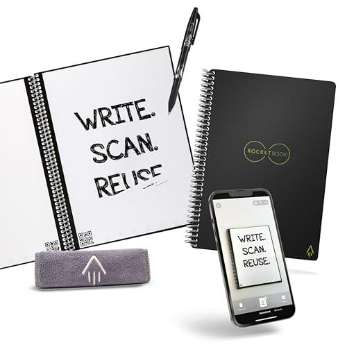 Rocketbook Core Reusable Smart Notebook | Innovative, Eco-Friendly ...