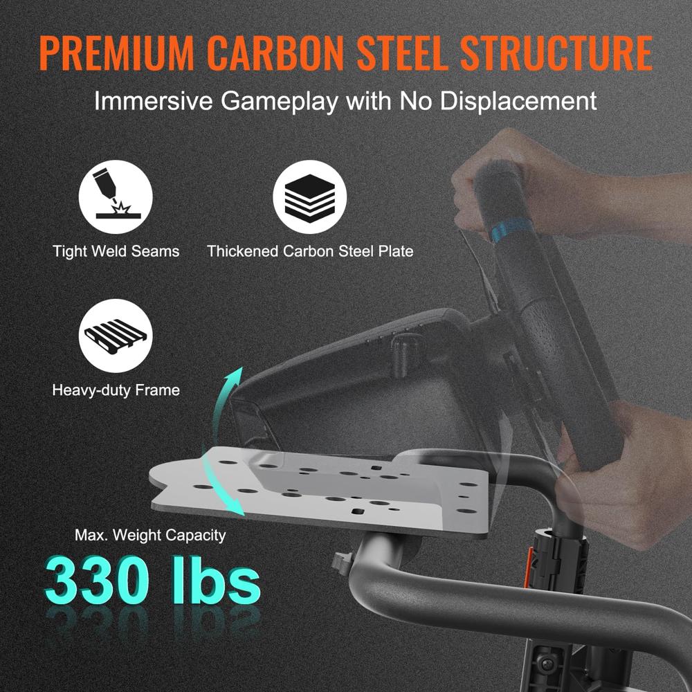 VEVOR Racing Wheel Stand Foldable Fit For Logitech,Thrustmaster,Fanatec ...