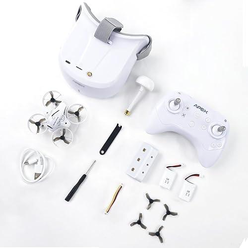 APEX VR70 FPV Drone Kit, vista en primera persona con gafas, carreras cepilladas para ...