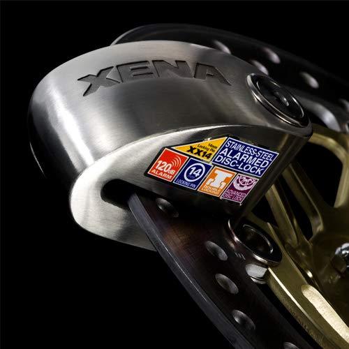 Xena XX14 304 Stainless Steel Motorcycle Disc Lock Alarm : Precio Guatemala