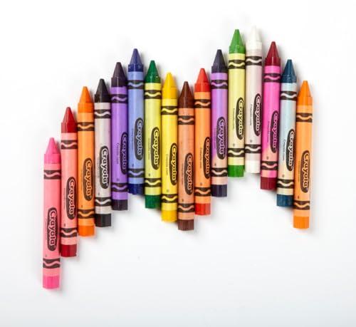 Crayola Triangular Crayon Classpack, crayones para niños pequeños, 16 ...