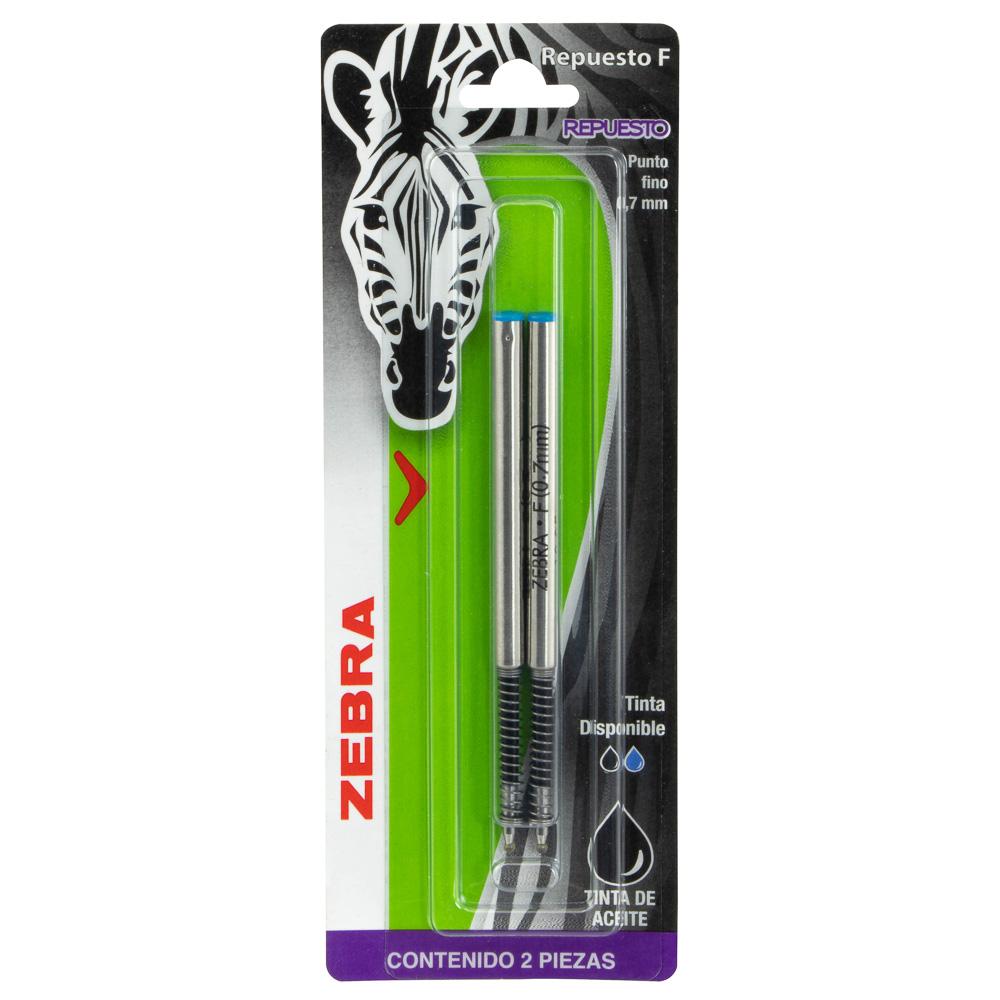 Repuesto Para Boligrafo Zebra F-301 Bx2 Azul : Precio Guatemala