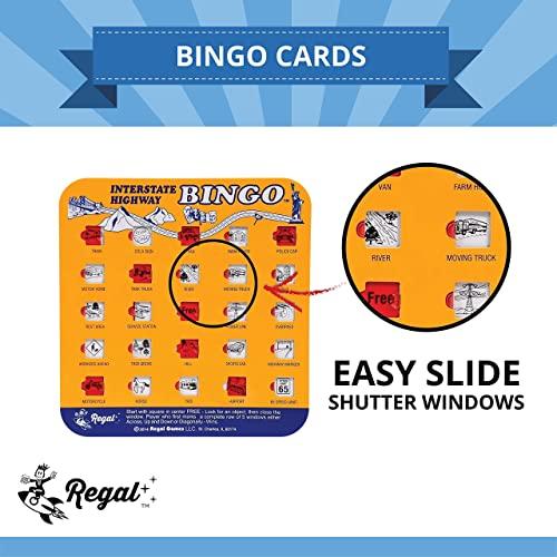 Regal Games – Paquete original de bingo para viajes por autopista ...