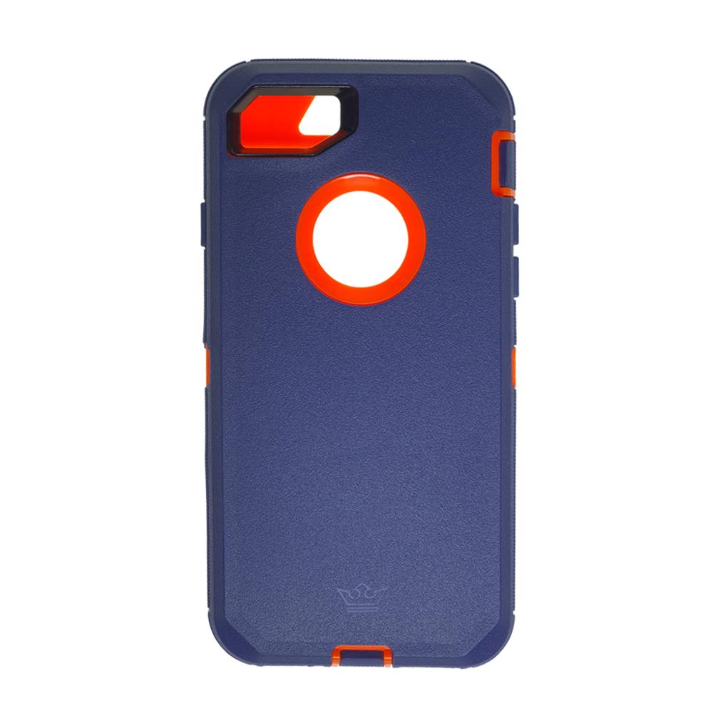 Estuche Protector Para IPhone 7/8/SE 2020, Azul/Naranja, El Rey ...