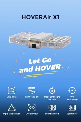 HOVERAir X1 Drone with Camera, Self-Flying Camera Drone with Follow Me ...