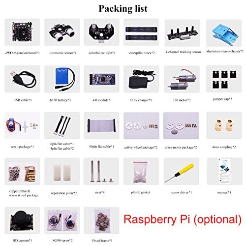 Yahboom Raspberry Pi Robotic con cámara Programable AI Electronic DIY ...