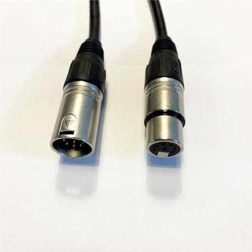 FOWIUNYE 7 Pin XLR Connector Cable, 6.5 Feet XLR Microphone Cable ...