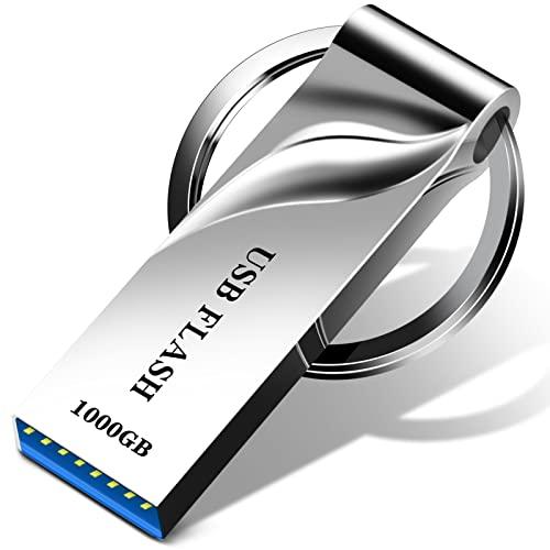 passdise USB Flash Drive 1TB Portable Thumb Drive High Speed USB 3.0 USB Drive 1000GB Metal ...