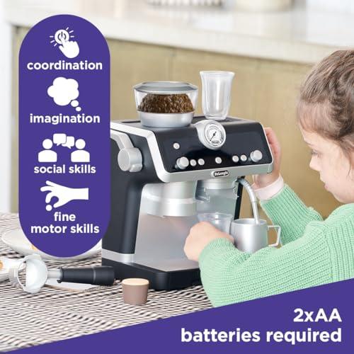 Cafetera barista Casdon DeLonghi Toys. Juego de cocina de juguete para ...