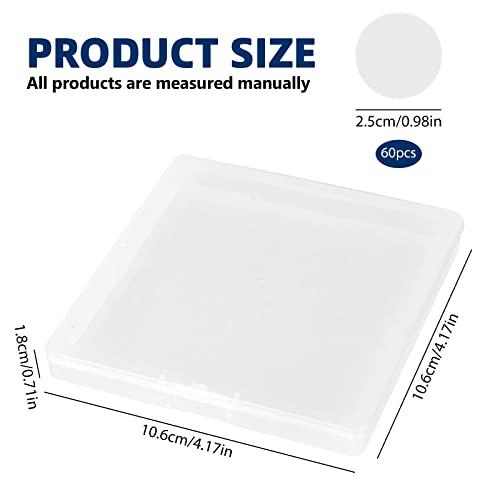60PCS NFC Tags Round Cards: NTAG215 NFC Tags Stickers with Storage Box ...