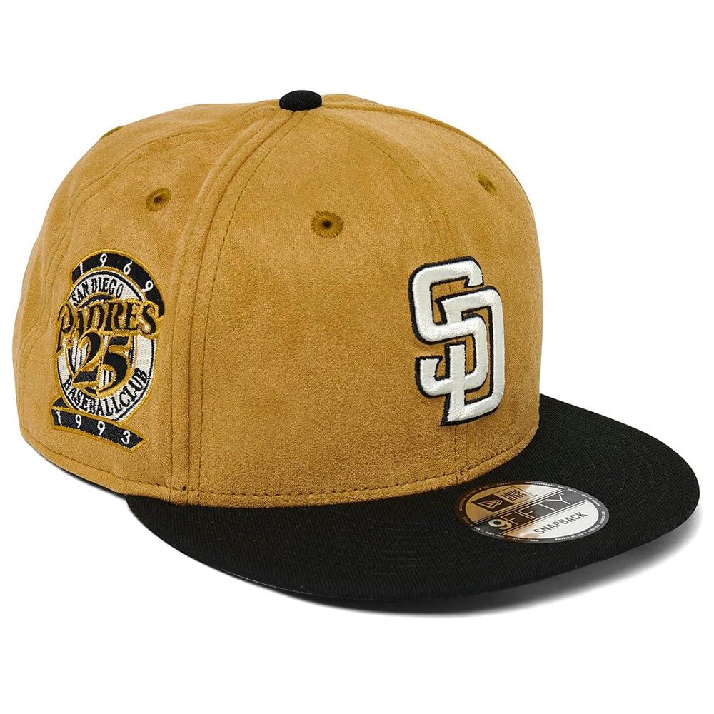 New Era SD San Diego Padres 9FIFTY Faux Suede 100th Anniversary Side ...