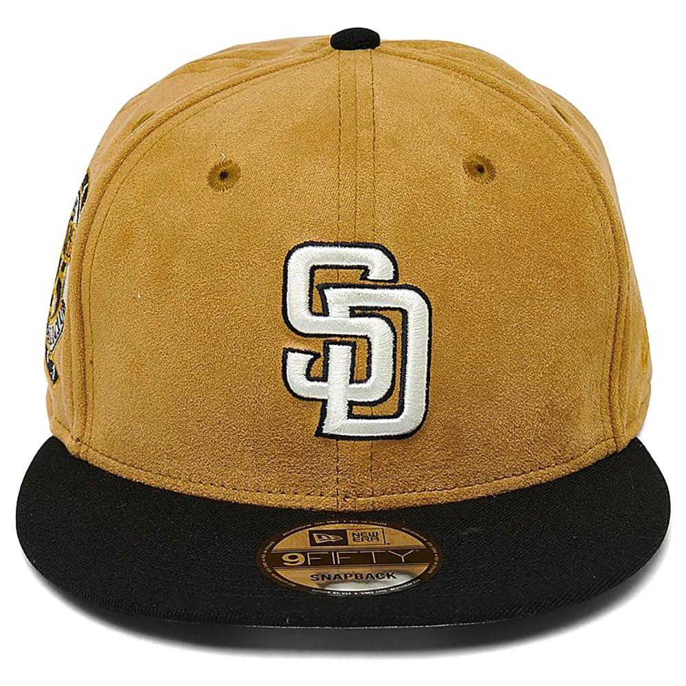 New Era SD San Diego Padres 9FIFTY Faux Suede 100th Anniversary Side ...