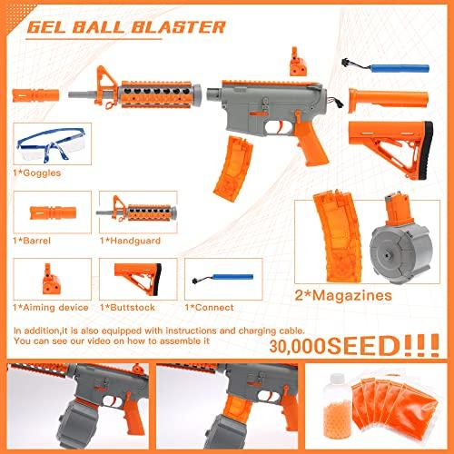 Hongvchang Gel Ball Blaster Automático, G-36 Blaster con 30,000 perlas ...