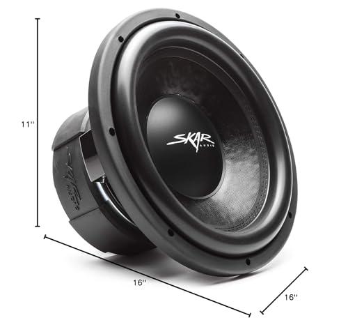 Skar Audio DDX-12 D4 12 1500 Watt Max Power Dual 4 Ohm Car Subwoofer ...