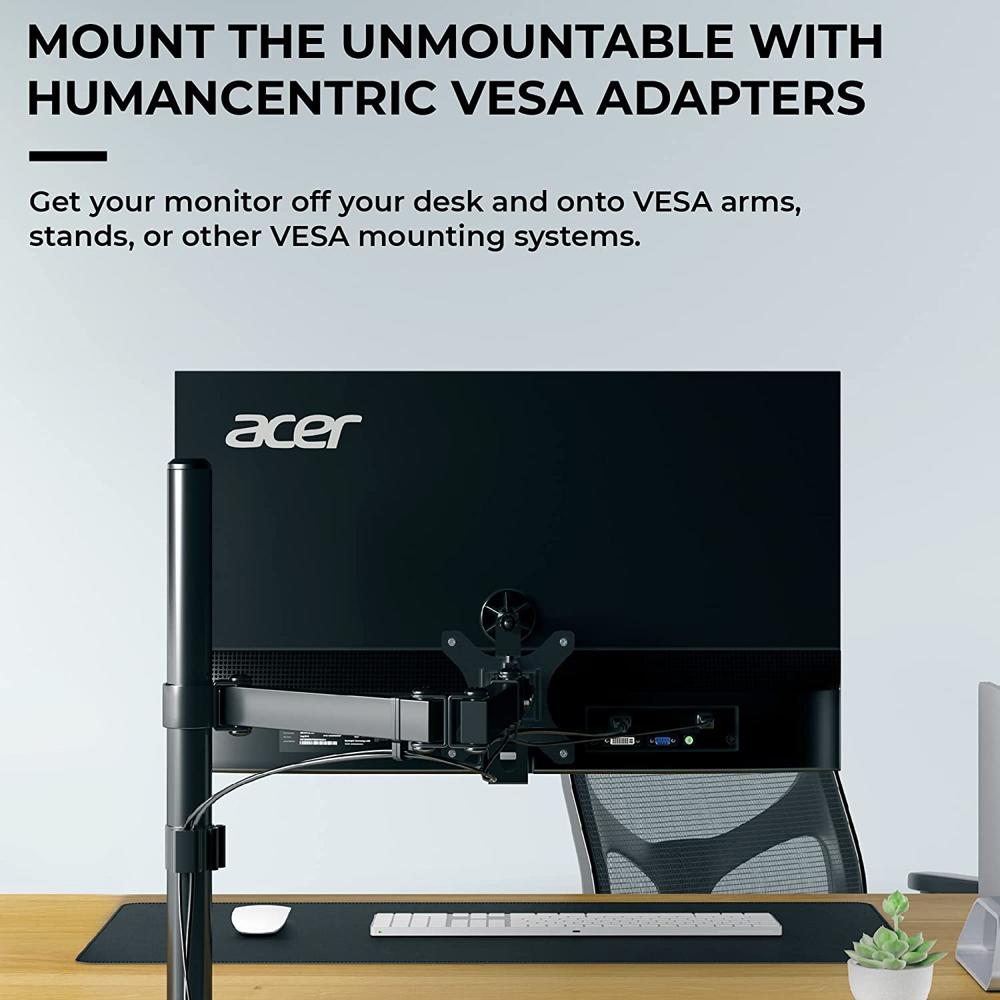 HumanCentric Soporte adaptador de montaje VESA, adaptador VESA compatible con Acer Monitor ...