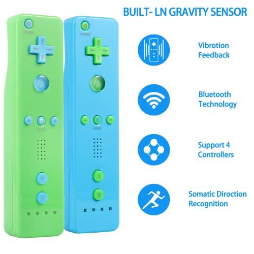 Doueuain Paquete de 4 mandos a distancia para Wii Wii U, Gamepad con ...