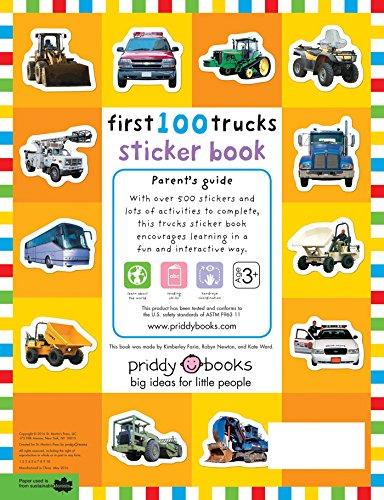 First 100 Stickers: Trucks and Things That Go: Sticker book, with Over ...