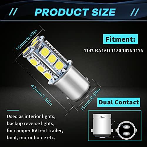 Alopee 1142 LED Bulb White DC 12V 1076 LED Bulb for RV 1176 LED Bulb ...