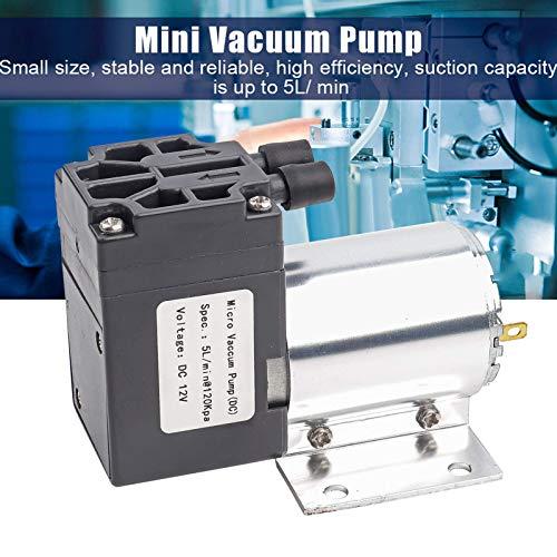 Mini Vacuum Pump, DC 12V 5L/min 120kpa Mini Vacuum Pump Negative ...