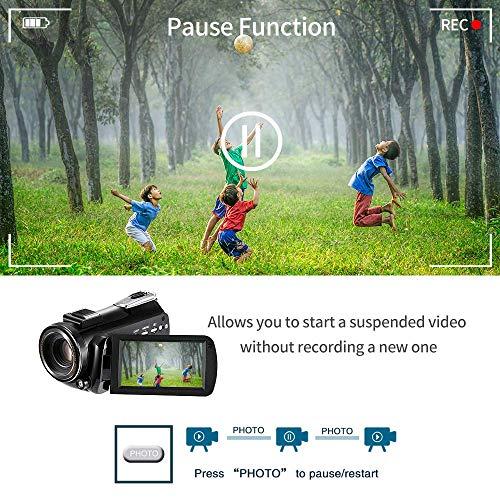 ORDRO 4K Video Camera Camcorder AC5 UHD Camcorder with 12x Optical Zoom ...