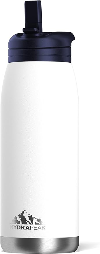 Termo Hydrapeak Flow De 32Oz Con Pajilla Color Blanco : Precio Guatemala
