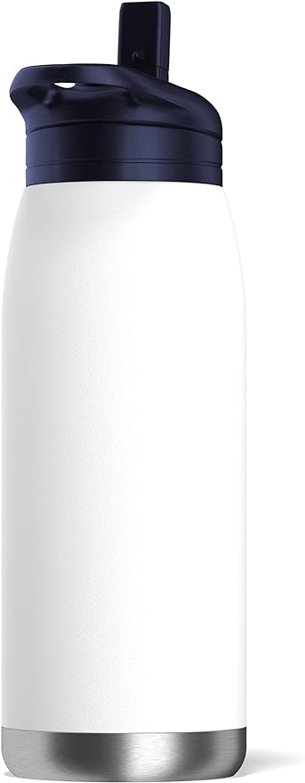 Termo Hydrapeak Flow De 32Oz Con Pajilla Color Blanco : Precio Guatemala