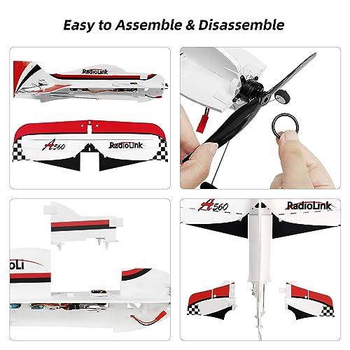 Radiolink A560 PNP (PlugPlay) Avión RC 3D con 6 Modos de Vuelo ...