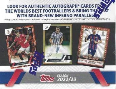 2022-23 Topps UEFA Club Competiciones Soccer (Fútbol) Blaster Box - 42 ...