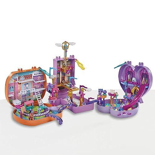 My Little Pony Mini World Magic Compact Creation Zephyr Heights Toy, juego para construir con el ...