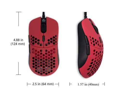 Gwolves Hati HTM Ultra Lightweight Honeycomb Design Wired Gaming Mouse ...