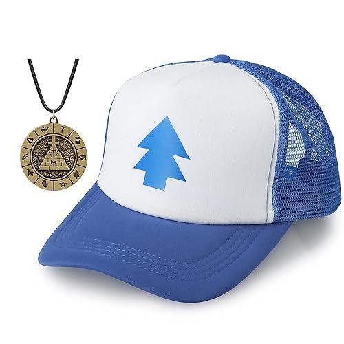 EIKOU Gravity Falls Dippers mesh Hat Blue Dipper Aqua Blue mesh Hat ...