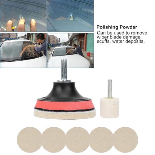 9pcs/Set Glass Polishing Kit Glass Scratch Remover 100g Cerium Oxide ...