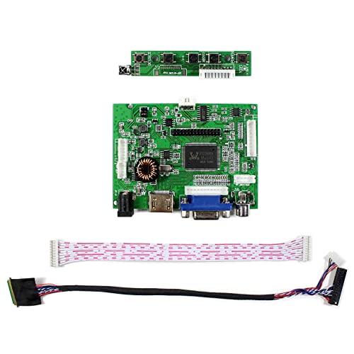 Placa controladora de audio HDMI VGA 2AV para pantalla LCD LVD de 14 ...
