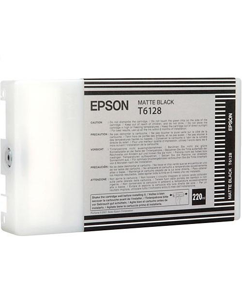 Cartucho De Tinta Original Epson T6128 Negro Mate : Precio Costa Rica