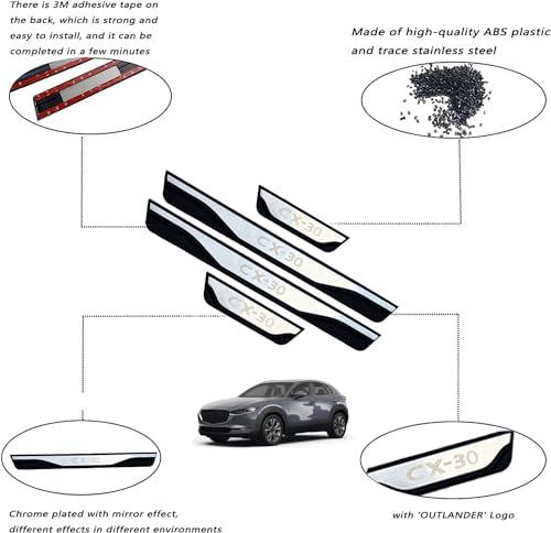 Car Door Sill Guards Car Door Sill Scuff Protector, For Mazda 3 2020 ...