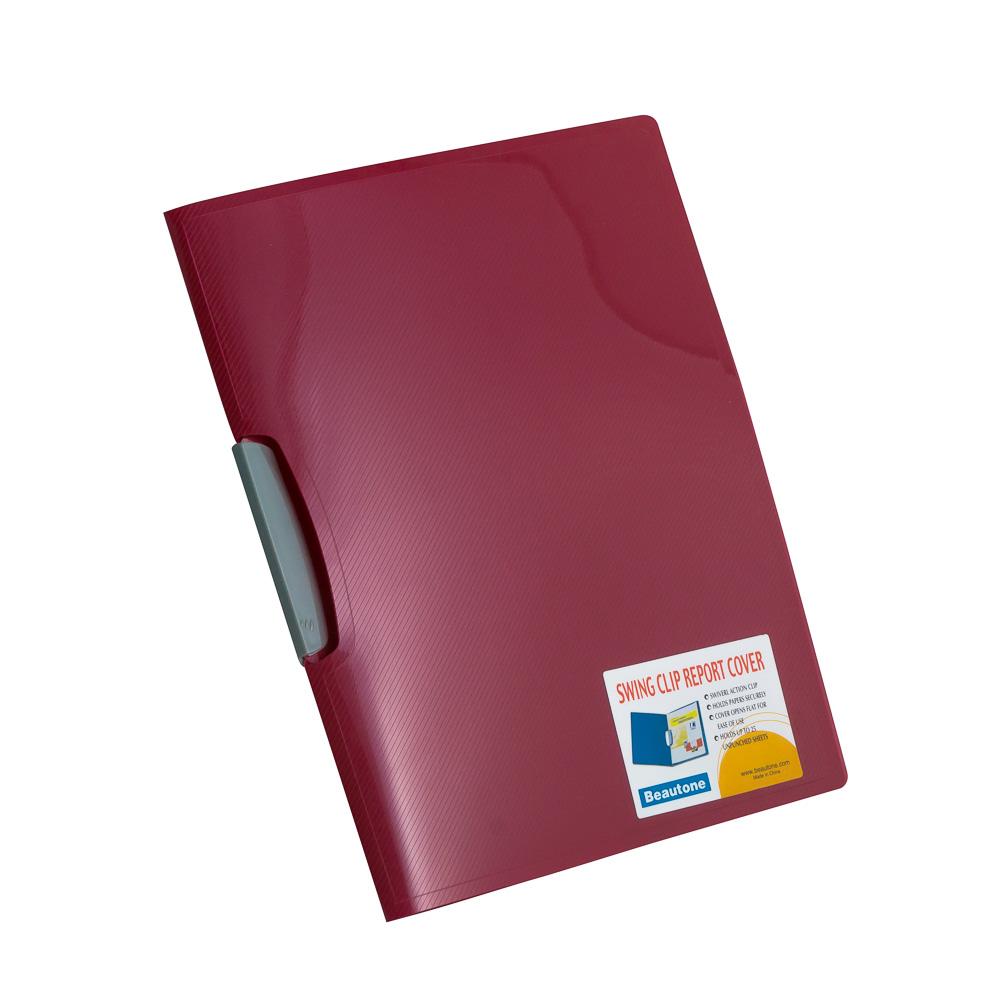 FOLDER CLIP LATERAL BEAUTONE 4541-0 CARTA METALIC ROJO (5X25) : Precio ...
