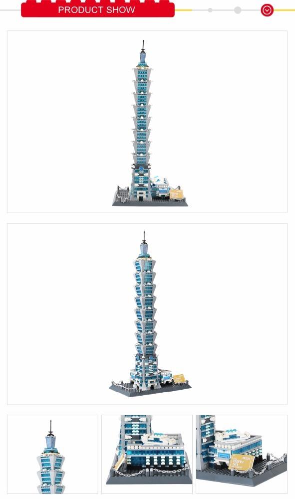 Set De Construcción Tipo Legothe Taipei 101 : Precio Guatemala