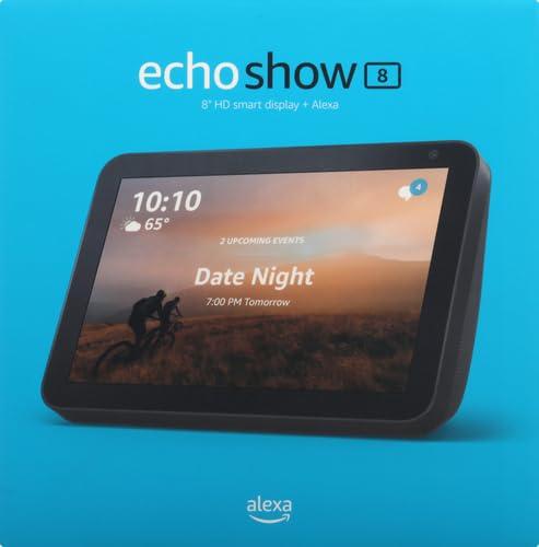 Echo Show 8 -- Pantalla inteligente HD con Alexa – Manténgase conectado ...