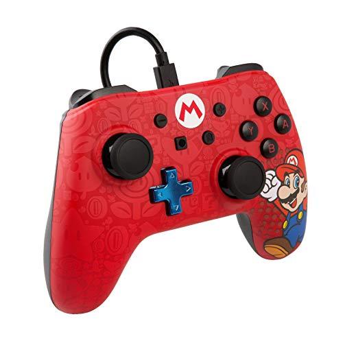 Mando con cable PowerA para Nintendo Switch - Mario, Gamepad, Mando de ...