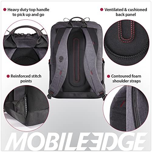 Alienware m17 Pro Gaming Laptop Mochila de 15 a 17 pulgadas, gris/negro ...