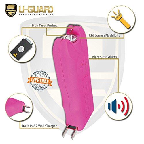 Stun Gun and Pepper Spray Combo with Personal Alarm Self-Defense Kit ...