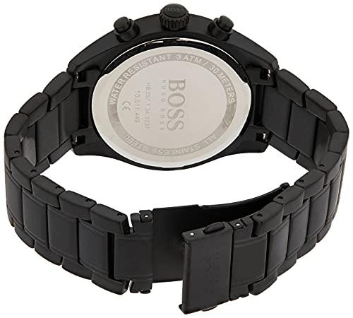 Hugo BOSS Mens Chronograph Quartz Watch with Stainless Steel Strap ...