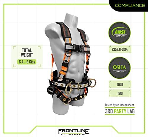 FRONTLINE FALL PROTECTION Arneses + Anillo en D+ Múltiples estilos ...