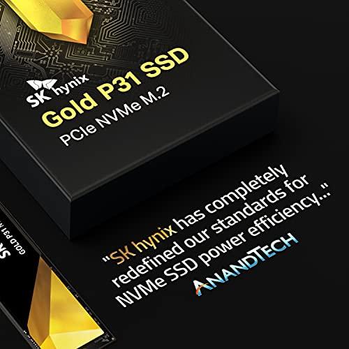 SK hynix Gold P31 2TB PCIe NVMe Gen3 M.2 2280 SSD interno, hasta 3500MB/S, compacto, SSD de ...