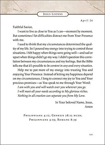 Jesus Listens: Daily Devotional Prayers of Peace, Joy, and Hope (the ...