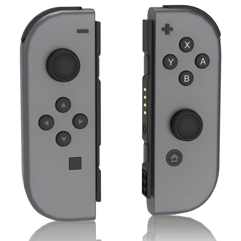 Wiv77 Joycons for Nintendo Switch Controller,Gray Joypad Switch ...