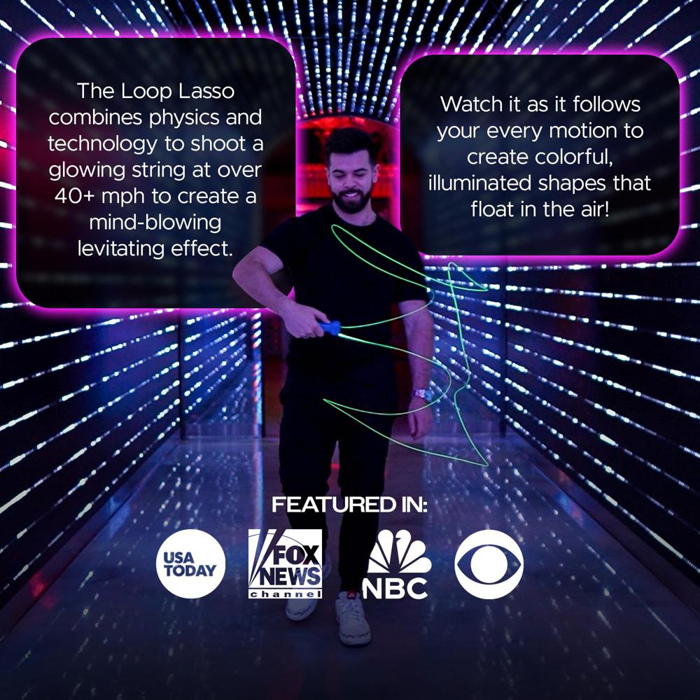 Loop Lasso(R) Nano - The Original Glow-in-The-Dark String Shooter Toy ...