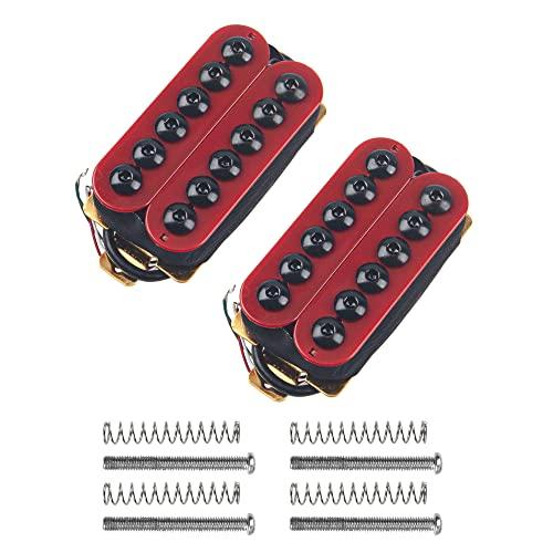 1 par de pastillas de puente de cuello de guitarra eléctrica con imán de salida alta Yootones N ...